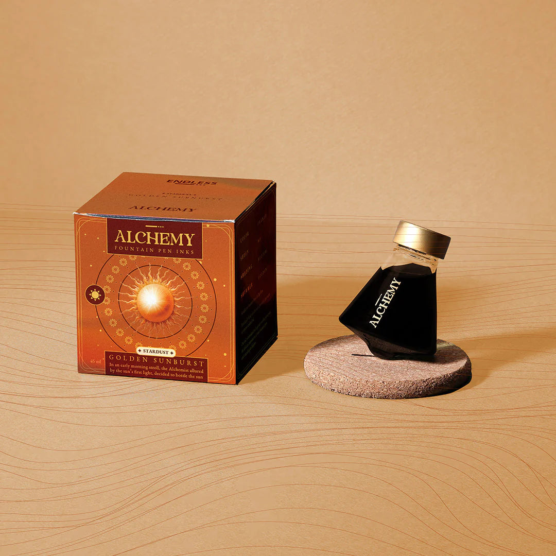 Endless Alchemy Stardust Ink - Obsidian Sun – Applebee Pens