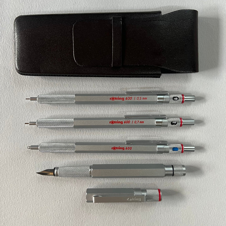 Rotring 600 Silver Set of 4 - New Old Stock – Applebee Pens