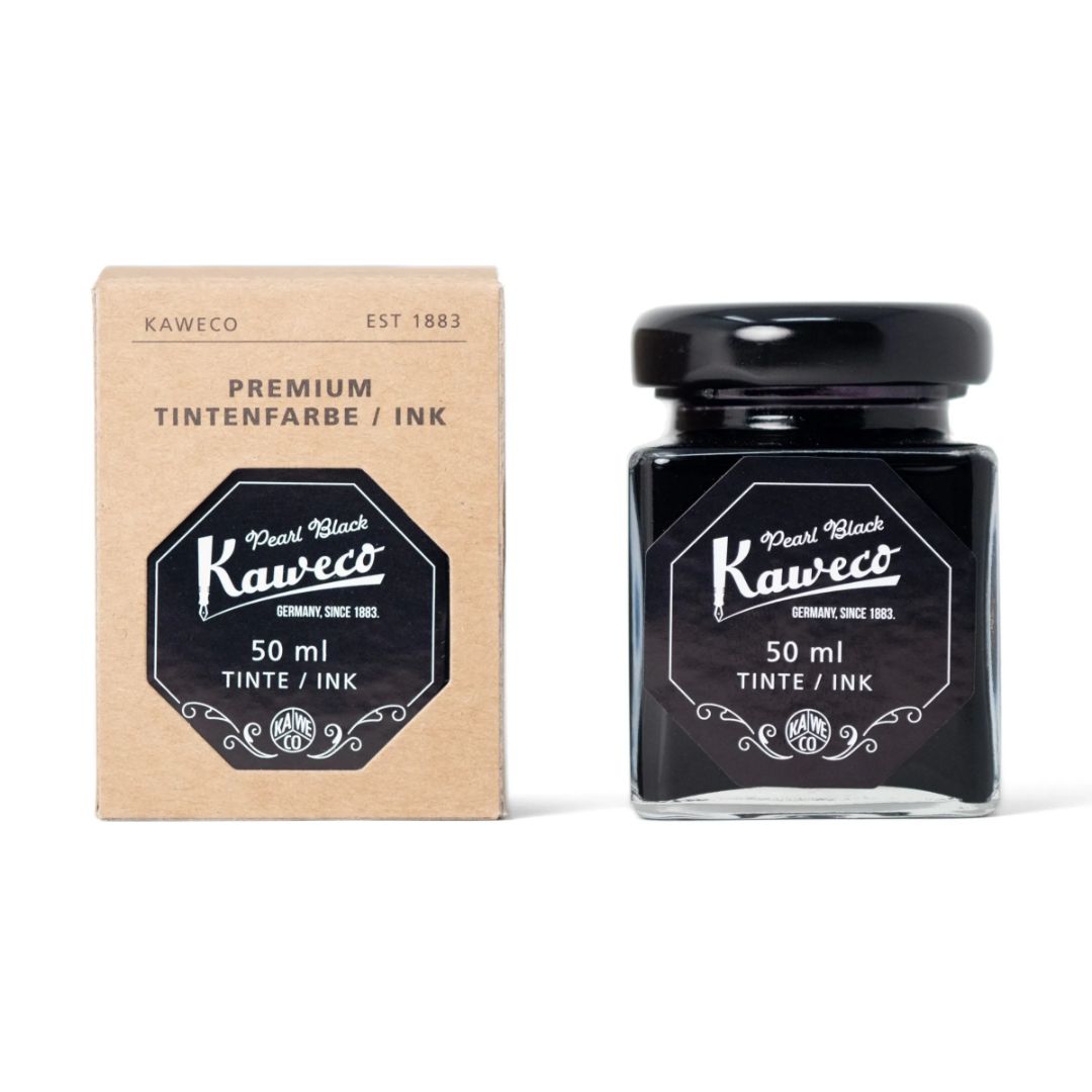 Kaweco Pearl Black Fountain Pen Ink 50ml – Applebee Pens