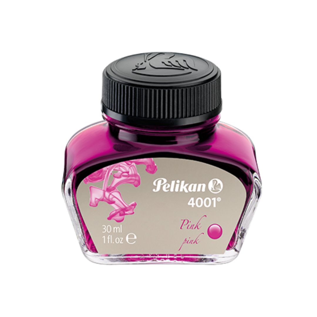 Pelikan 4001 Pink Fountain Pen Ink - 30ml – Applebee Pens