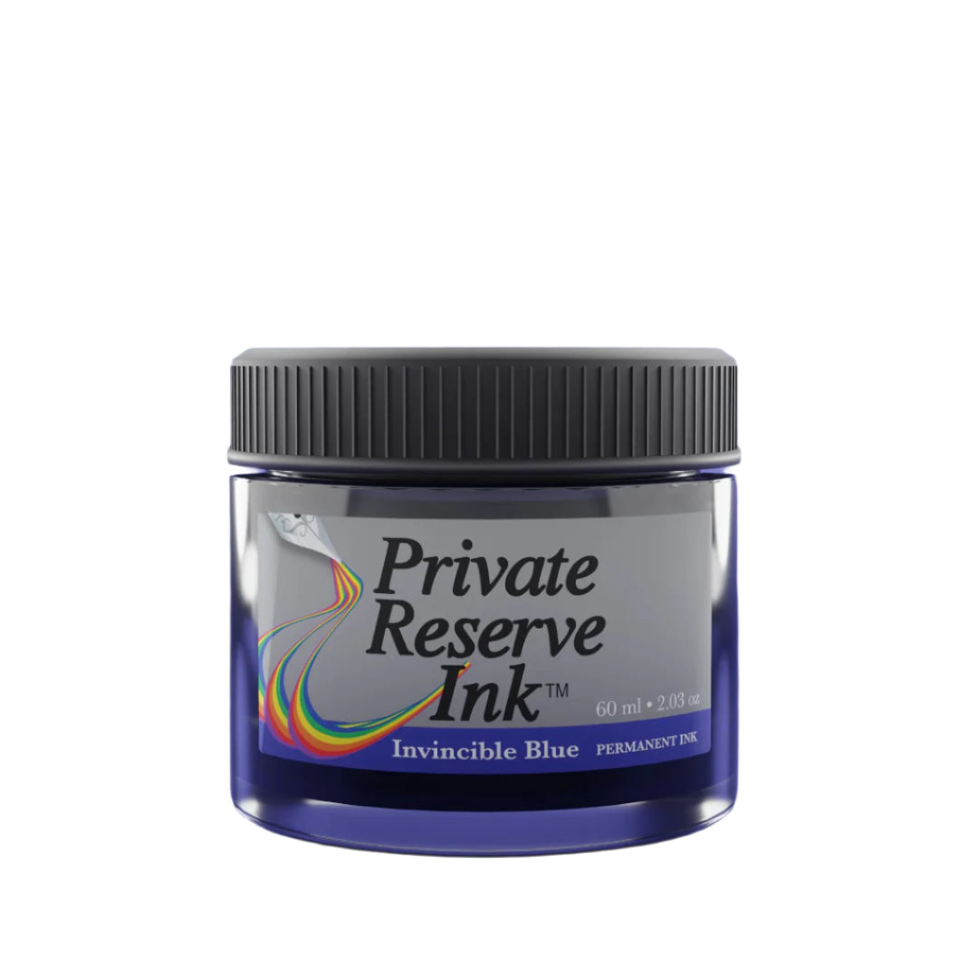 Private Reserve Fountain Pen Ink Invincible Blue - 60ml – Applebee Pens