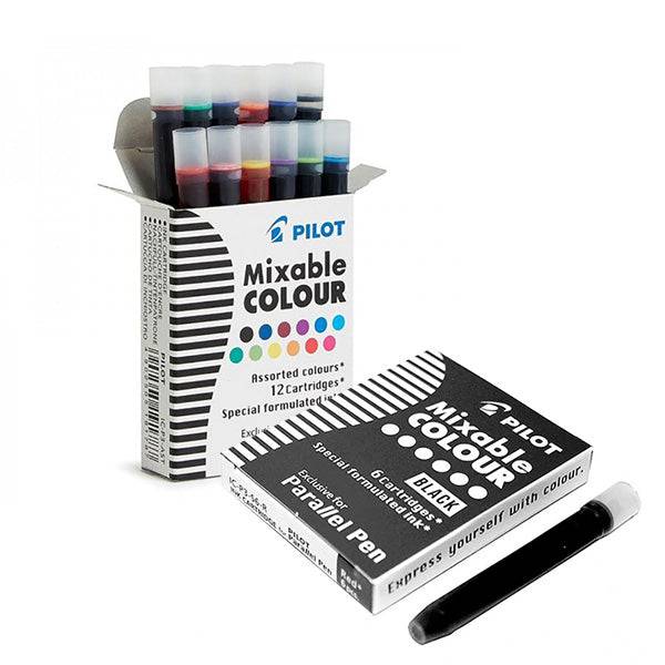 Pilot Fountain Pen Ink Cartridges - 12 Mixable Colors – Applebee Pens