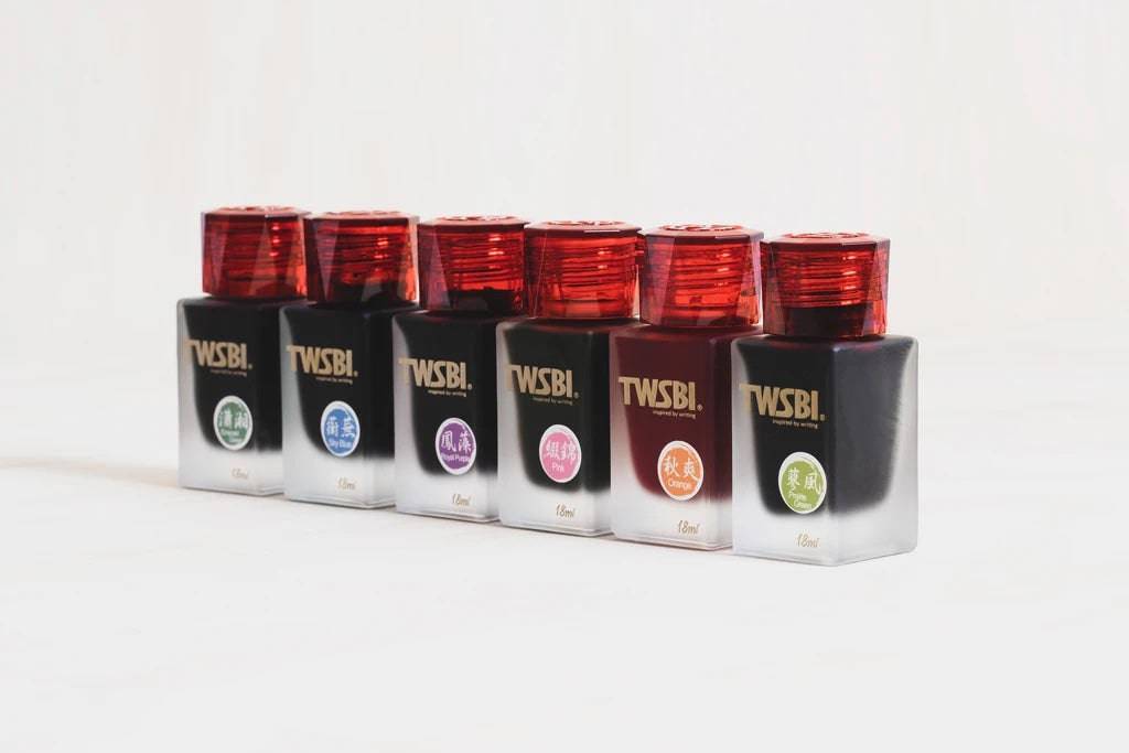 TWSBI 1791 Fountain Pen Ink Set - 6 Colors – Applebee Pens